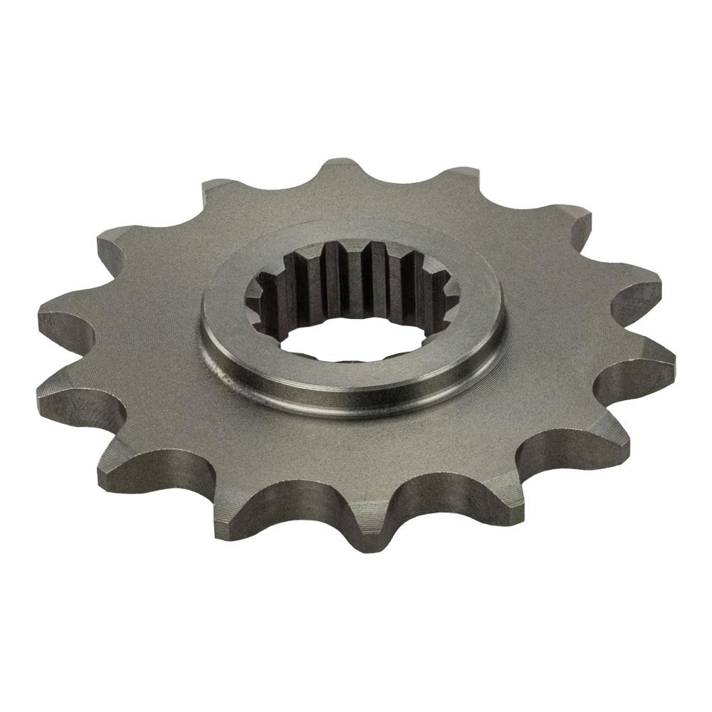 FRONT SPROCKET - STEEL 13T 520P SHERCO - 14 Spline + KEY