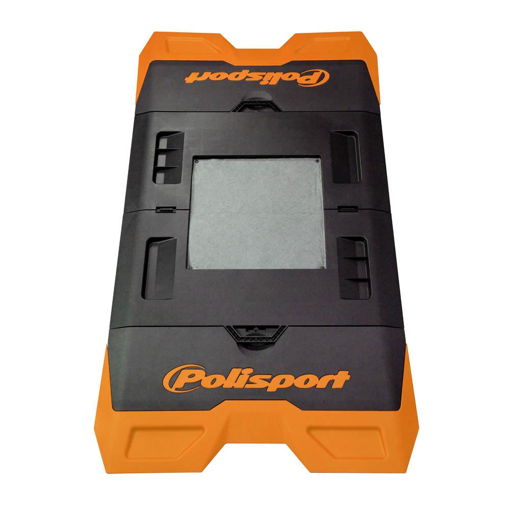 Z - POLISPORT FOLDABLE BIKE MAT - KTM ORANGE/BLACK