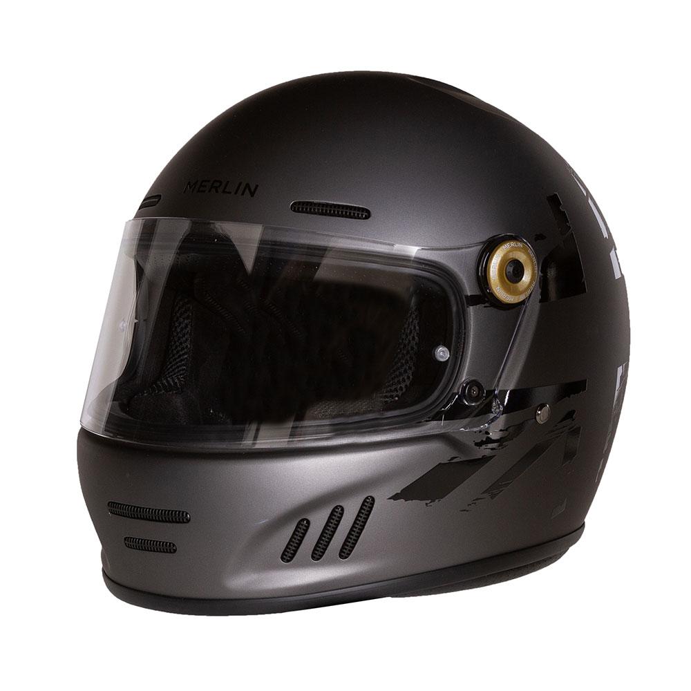 Merlin Revival Helmet Union Grey