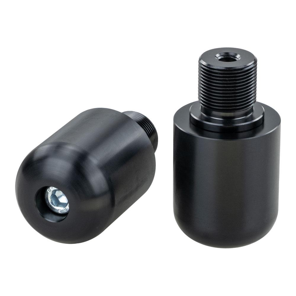 Cnc Machined Sliders Vortex BE410K Black Bar End Sliders - Motorcycle ...