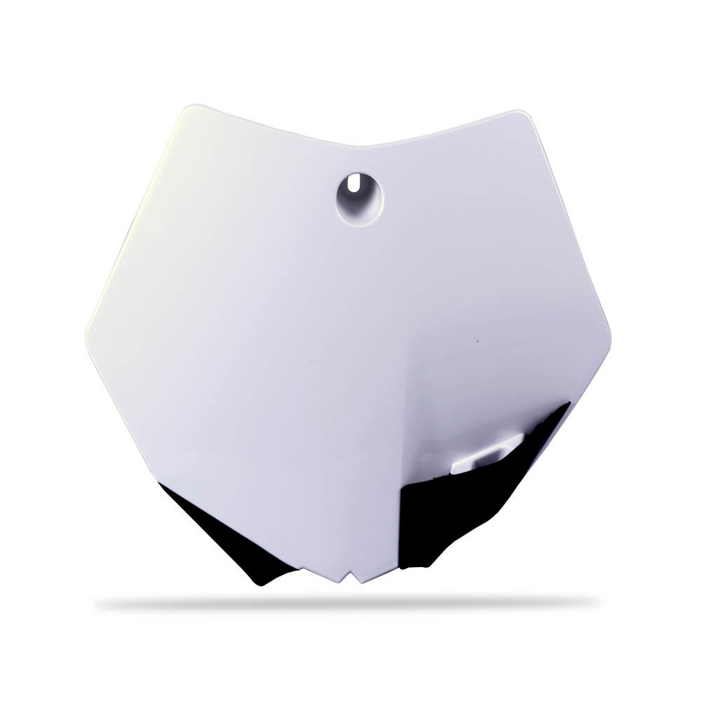 Z - POLISPORT FRONT NUMBER PLATE KTM 65SX - WHITE [16]