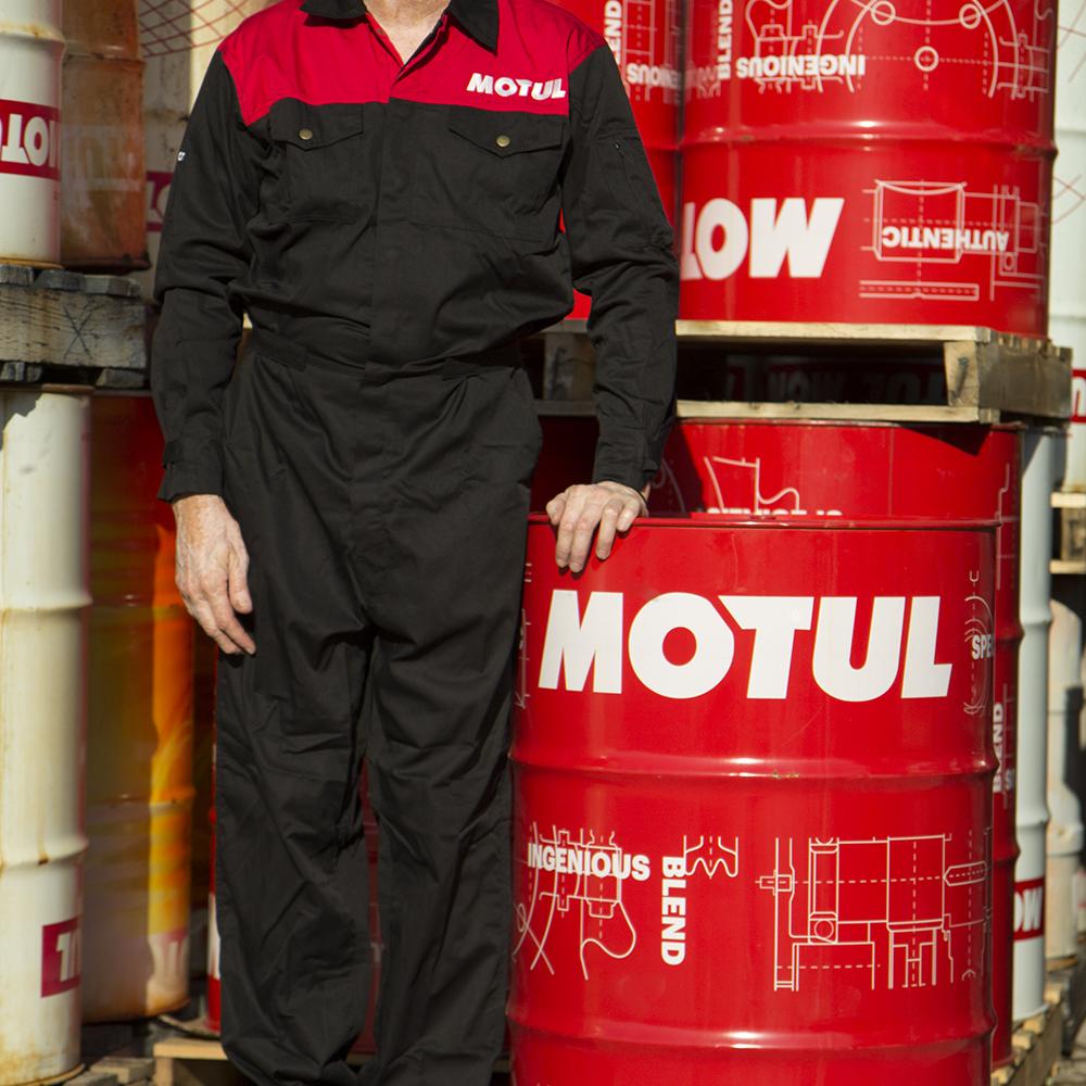 MOTUL OVERALLS BLACK/RED 'MOTUL' L