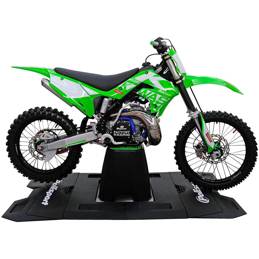 POLISPORT MX KIT - RESTYLE - KAWASAKI KX125/250 04-08 - LIME GREEN