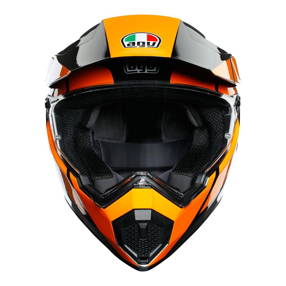 AGV AX9 - TRAIL GUNMETAL/ORANGE RANGE