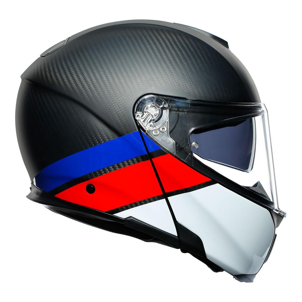 AGV SPORTMODULAR - LAYER CARBON/RED/BLUE