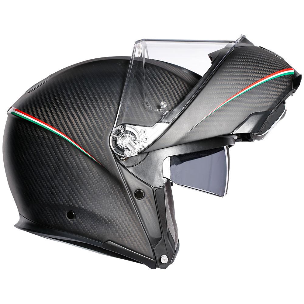 AGV SPORTMODULAR - TRICOLORE MATT CARBON/ITALY