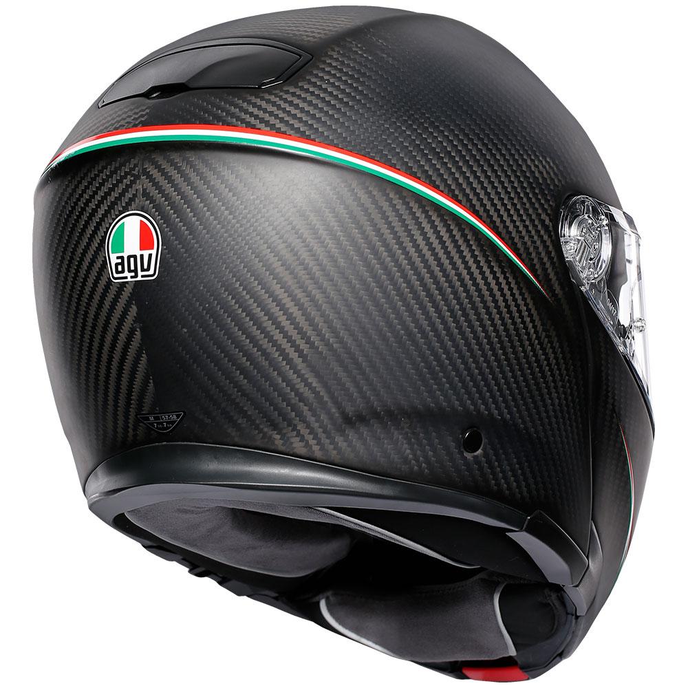 AGV SPORTMODULAR - TRICOLORE MATT CARBON/ITALY