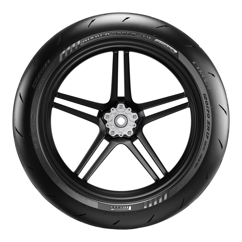 DIABLO ROSSO IV CORSA FRONT 120/70ZR17 M/C (58W) TL