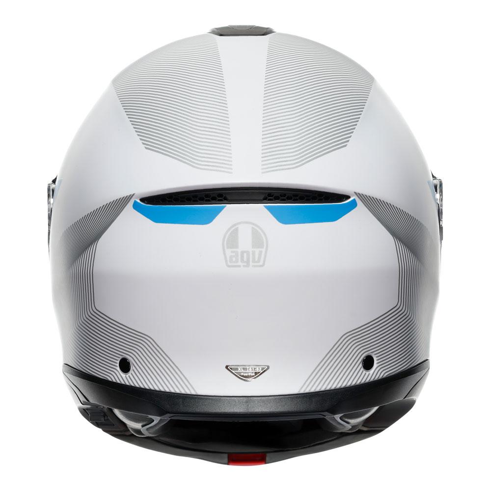 AGV TOURMODULAR - FREQUENCY LIGHT GREY/BLUE