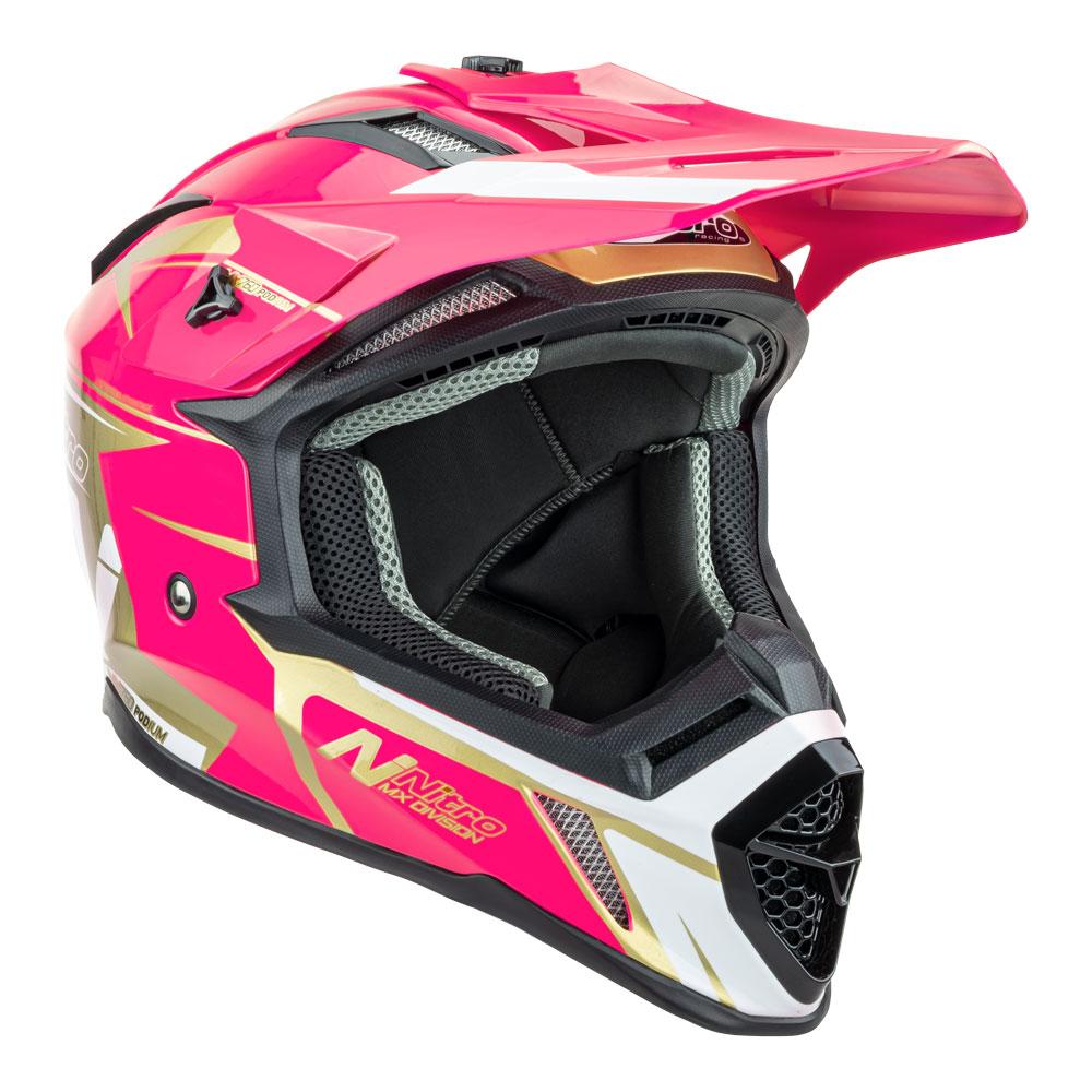 NITRO MX760 SATIN PINK/WHITE/GOLD
